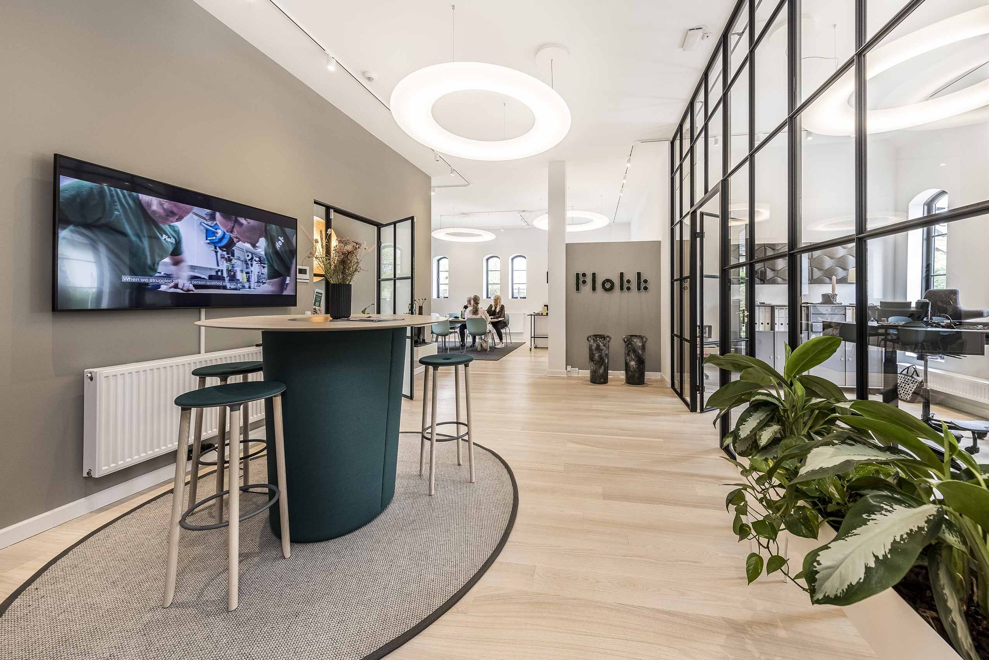 Flokk’s Denmark showroom offers a unique showcase of design