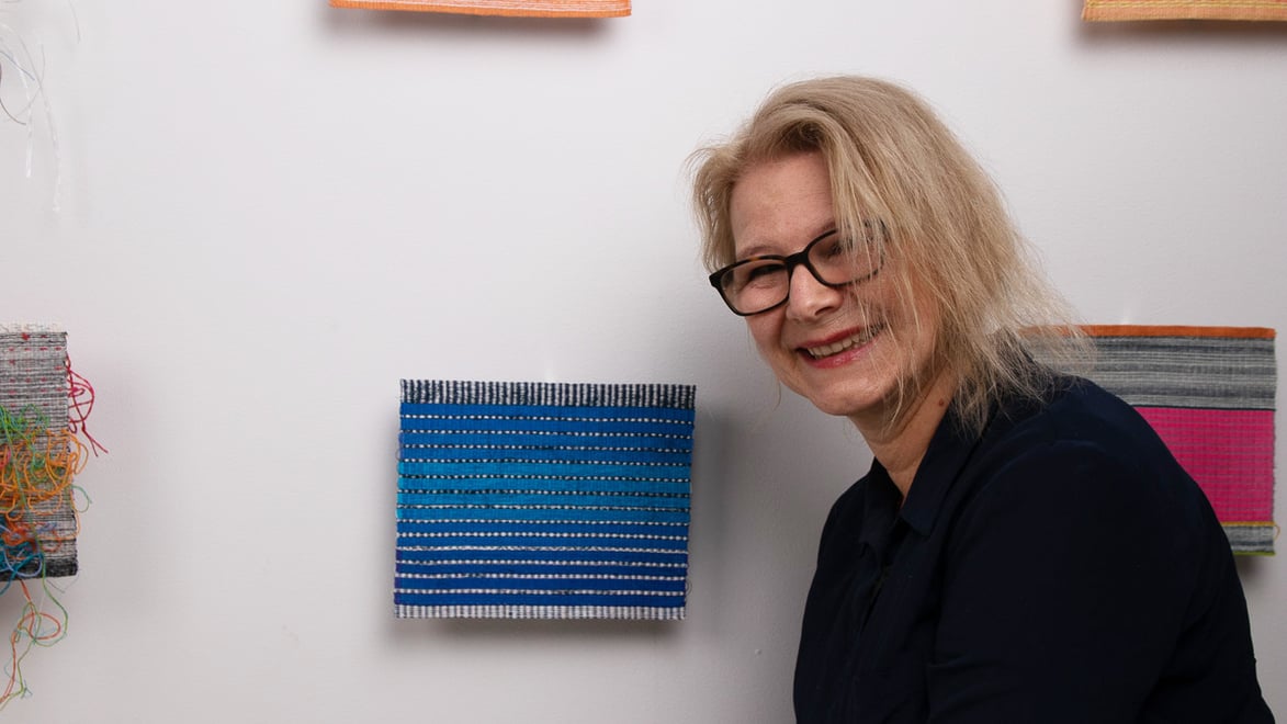 Inside the workshop with Norwegian textile artist Solveig Aalberg